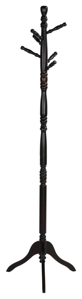 Ross Wooden Swivel Coat Rack - Traditional - Coatracks And Umbrella ...