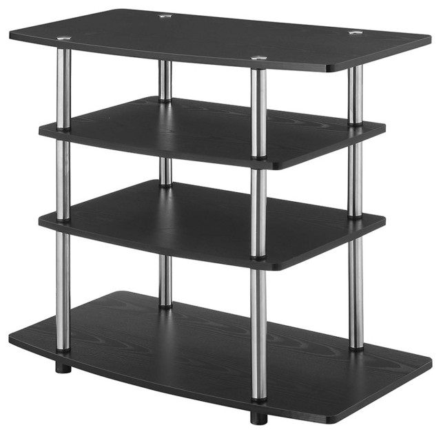 Designs2Go No Tools Highboy 4 Tier Tv Stand - Contemporary ...