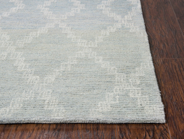 Rizzy Home DUN102 Dune Area Rug Gray, 5' x 8' - Contemporary - Area ...