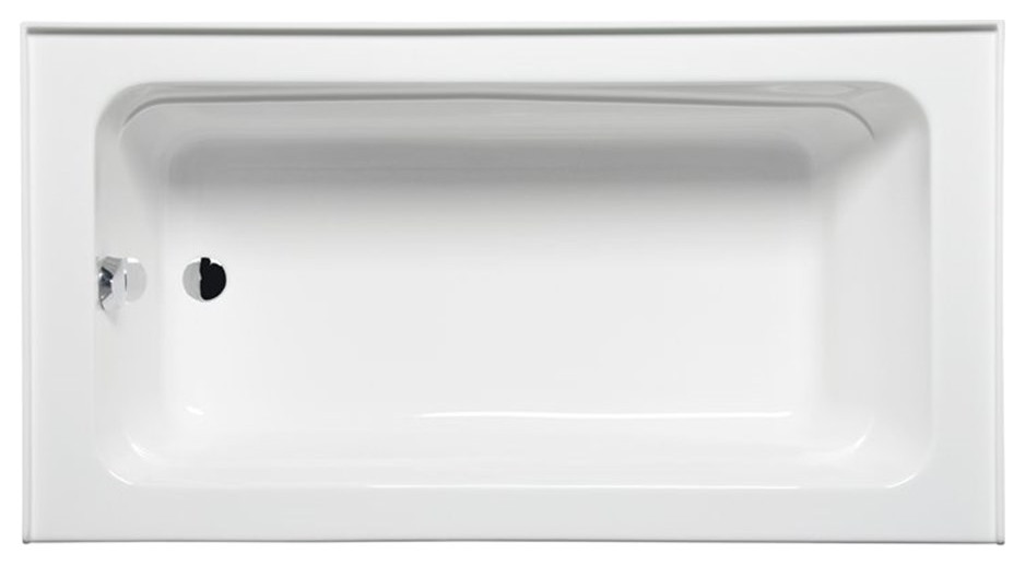 Malibu Home La Jolla Ada Lh Massaging Air Jet Bathtub 60x 30x 18 In