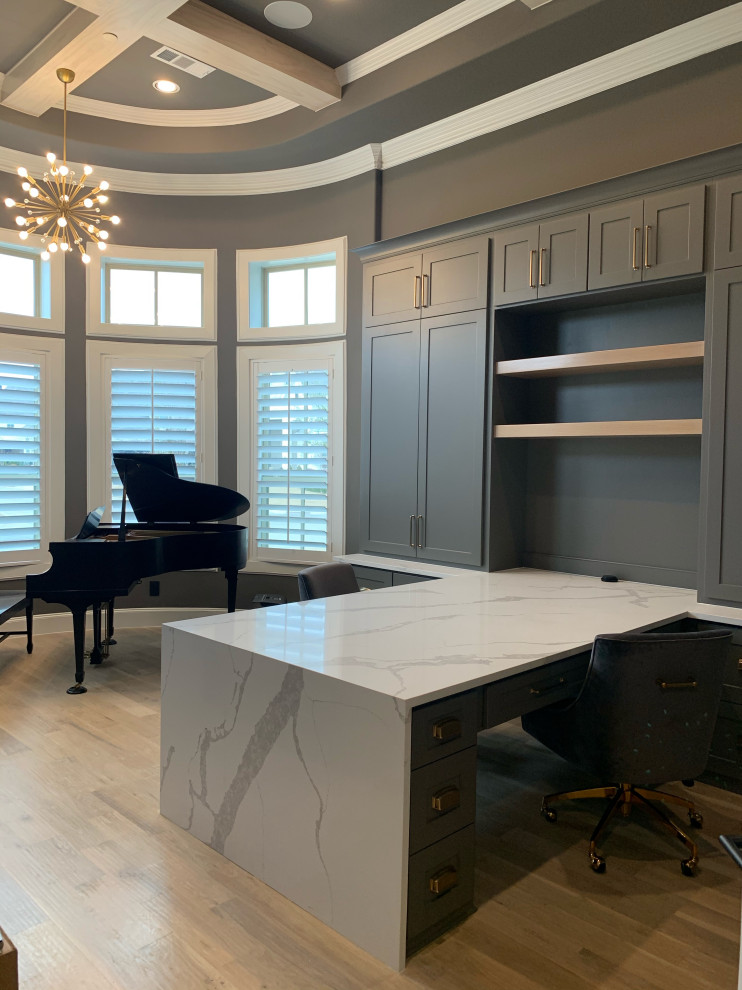 Custom Home Office Studio in Southlake, TX - by Prime Design Cabinetry ...