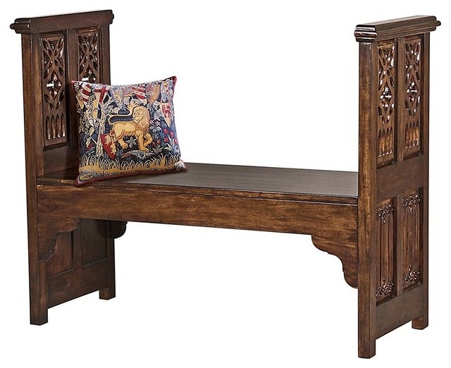 Gothic Filigree Bench - Traditional - Accent And Storage Benches - by ...