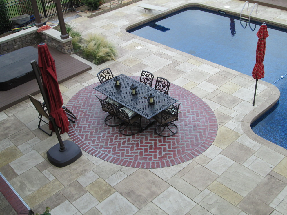 Rustic Stamped Concrete Patios, Pool Decks and Hardscapes - Rustic ...