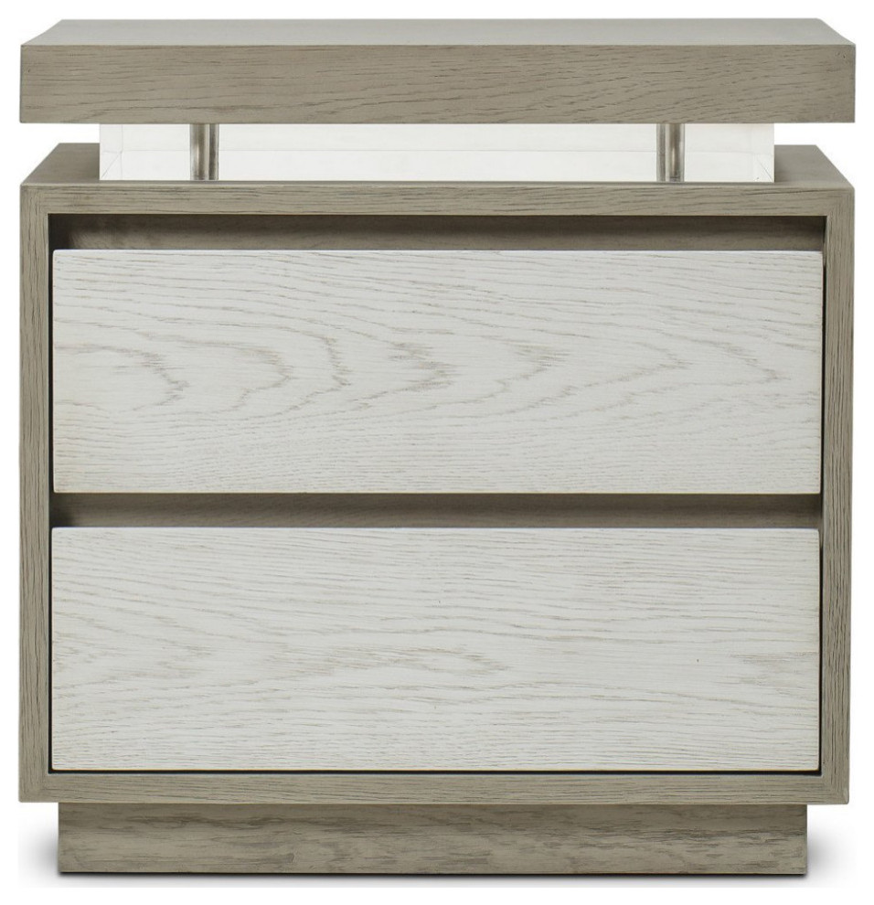 Manning Nightstand 2-Drawer - Transitional - Nightstands And Bedside ...