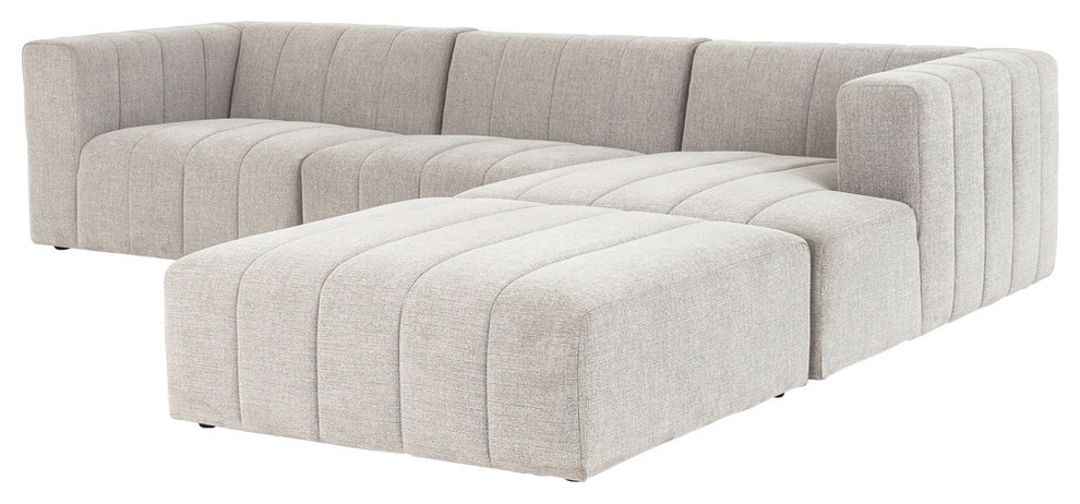Four Hands Langham Channeled 3-Piece Sectional Set - Transitional ...