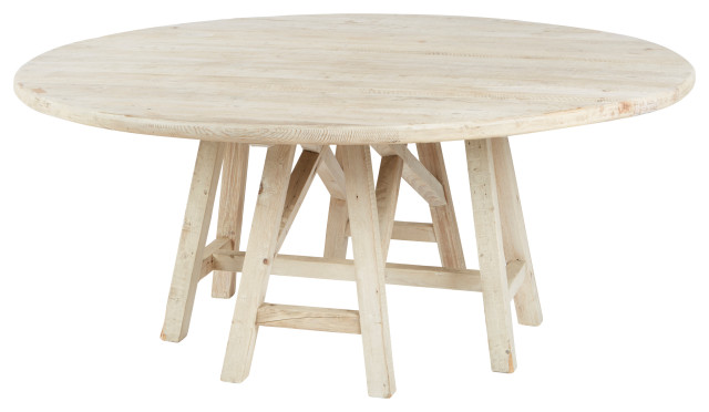 Round Trestle Table - Farmhouse - Dining Tables - by BoBo Intriguing ...