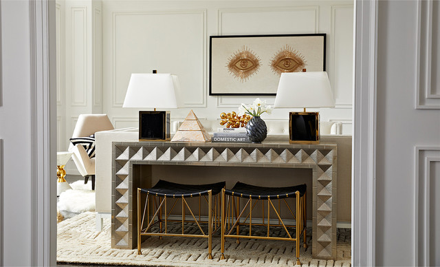Talitha Waterfall Console - Contemporary - Console Tables - by Jonathan ...