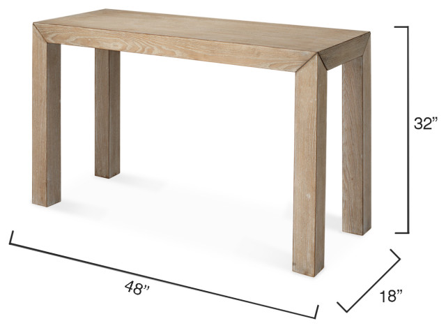 Parson Table - Farmhouse - Console Tables - by Jamie Young Company | Houzz