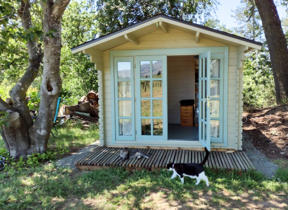 Myrtle 10x10 garden shed art studio/sewing studio - Craftsman - Shed ...