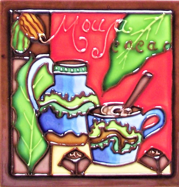 3x3" Coffee Ceramic Tile Magnet - Contemporary - Wall Accents - by ...