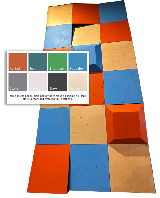 3D Square Panel Stone Wedge Frame - Contemporary - Home Gym Equipment ...
