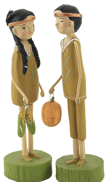 Thanksgiving Harvest Native American Indian Corn Pumpkin, 7.25 In H X 2 ...