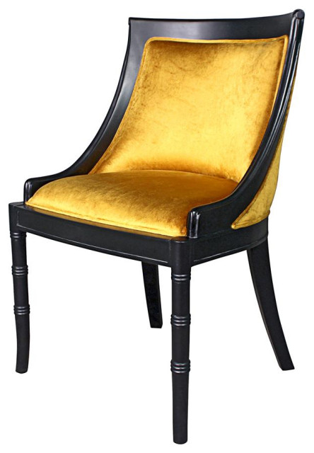 Design Toscano Caesar Swing Back Side Chair - Asian - Dining Chairs ...