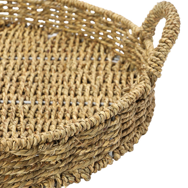 Woven Seagrass Tray - Beach Style - Serving Trays - by Household ...