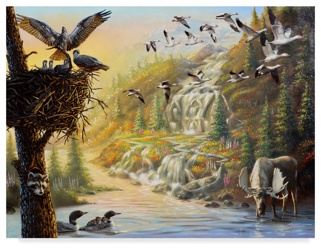 "No Place Like Home" by D. Rusty Rust, Canvas Art, 19"x14" - Rustic ...