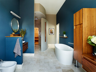 Society Hill Master Bath and Sauna - Contemporary - Bathroom ...