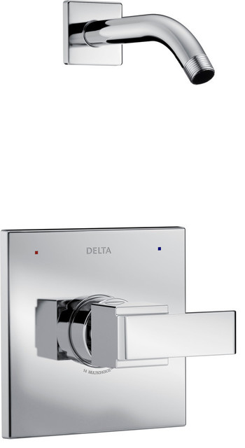 Delta Ara Monitor 14 Series Shower Trim, Less Head - Contemporary ...