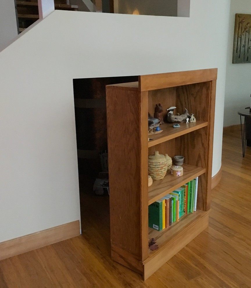 Pull-out bookcase - Other - by Fine Carpentry | Houzz