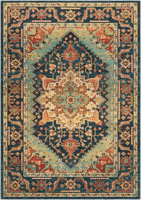 Machine Woven Masala Market Area Rug MMT-2310, 2'x3' - Mediterranean ...