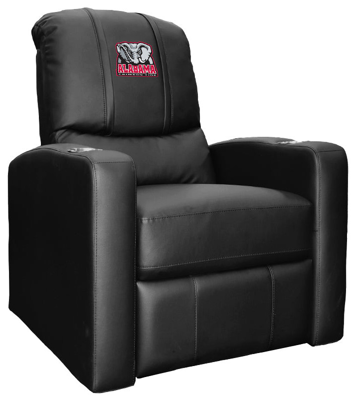 Alabama Crimson Tide Elephant Man Cave Home Theater Recliner ...