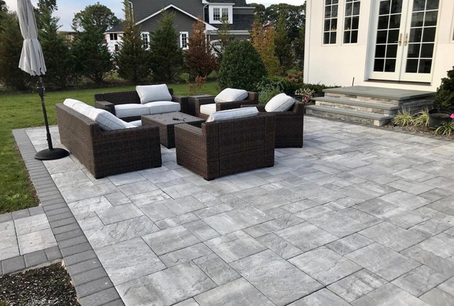 Limestone Quarry Pool Patio - Patio - New York - by Cambridge ...