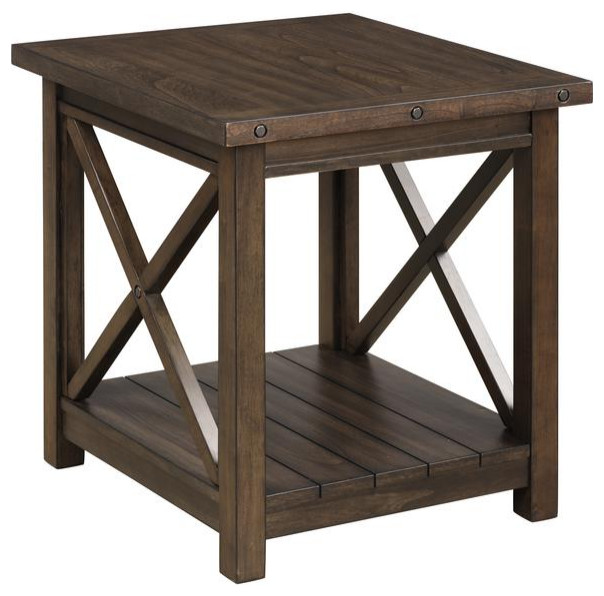 Jenson End Table - Contemporary - Side Tables And End Tables - by Bison ...