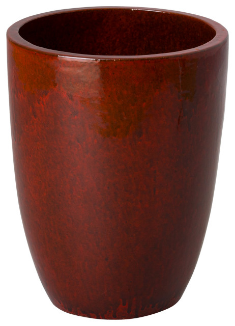 20" Tall Planter - Contemporary - Outdoor Pots And Planters - by ...