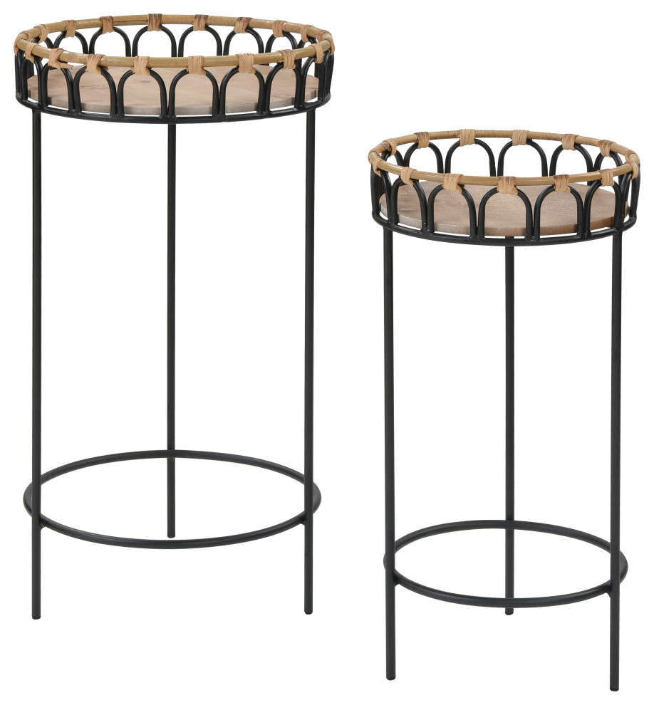 ELK HOME 3200-252/S2 Fisher Island Accent Tables (Set Of 2) - Tropical ...