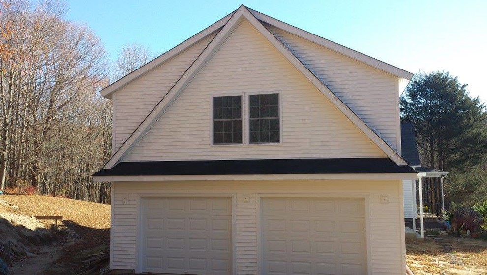 Windsor garage with 2 shed dormer's and master bedroom suit above ...