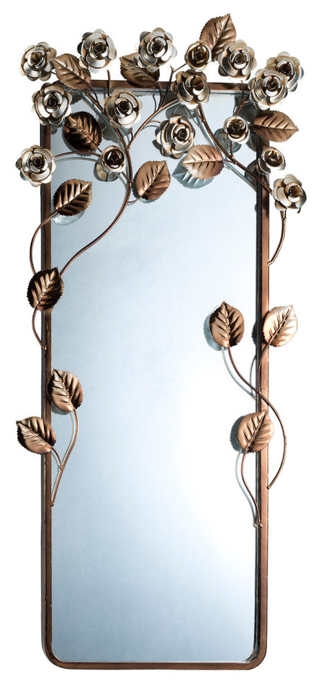 Allure Wall Plaque Mirror - Traditional - Wall Mirrors - by OK Lighting ...