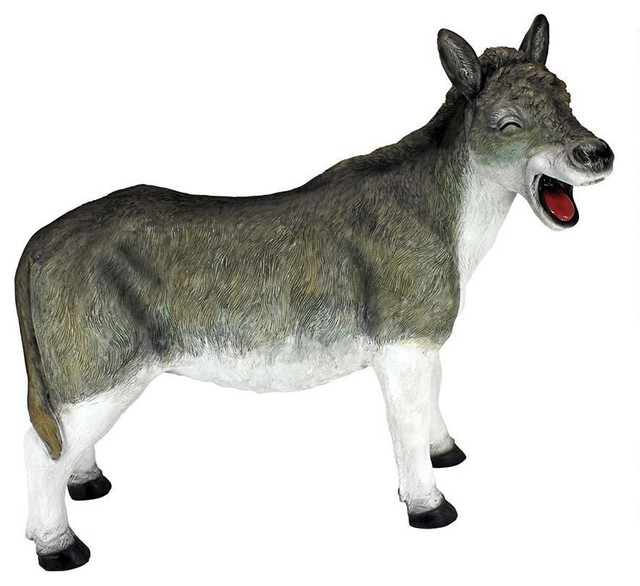 Donkey Statue Sculpture - Contemporary - Decorative Objects And ...