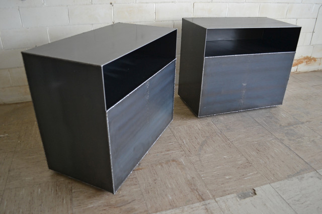 Steel Nightstand - Industrial - Nightstands And Bedside Tables - by ...