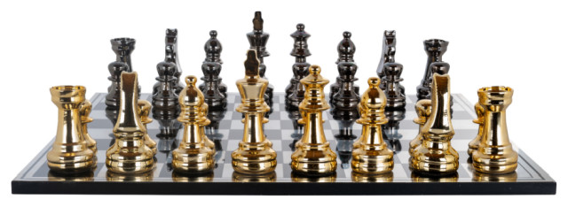 Modern Classic Chessboard | OROA Saray - Contemporary - Board Games And ...