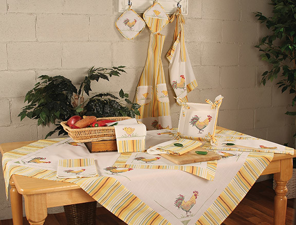 Rooster Table Runner, 15x54 - Farmhouse - Table Runners - by Xia Home ...