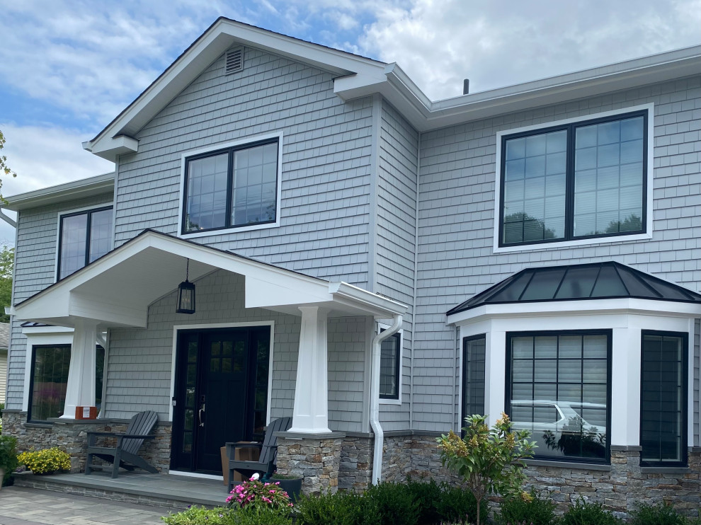 Roslyn Siding - Sterling Gray Shakes & Windows | Alpha Windows & Siding ...