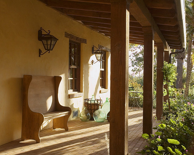 Adobe Ranch - Southwestern - Porch - Santa Barbara - by DD Ford ...