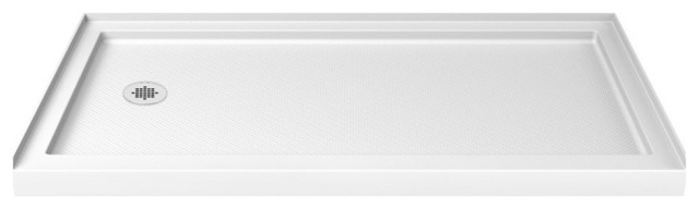 DreamLine SlimLine 30"x60" Single Threshold Shower Base, White - Modern ...