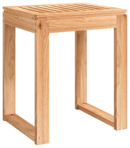 vidaXL Shower Stool Shower Bench Seat Bath Stool Step Stool Solid Wood ...