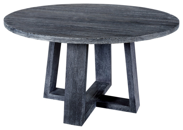 Tanya Round Dining Table Black - Scandinavian - Dining Tables - by ...
