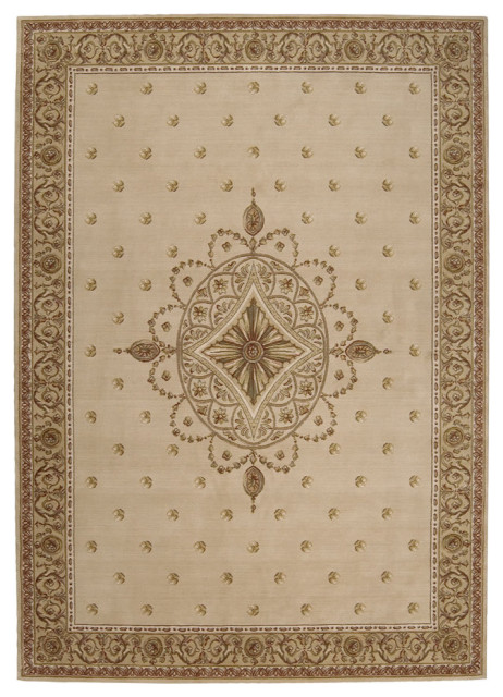 Nourison Ashton House AS01 Rug, 7'5" Round - Traditional - Area Rugs ...