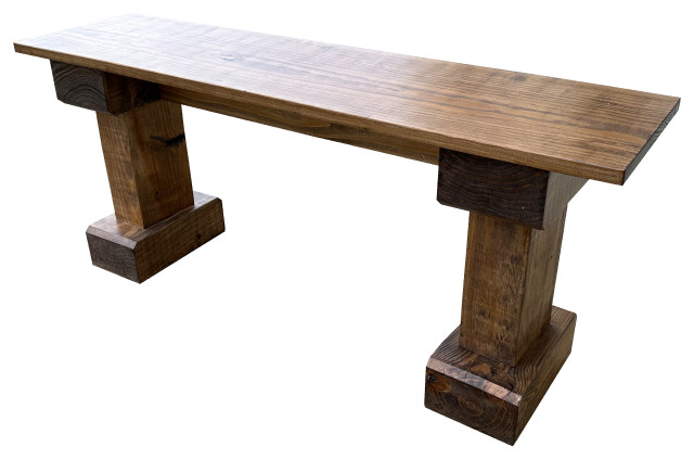 Special Walnut Wyoming Bench, 24 Inches - Rustic - Outdoor Benches - by ...