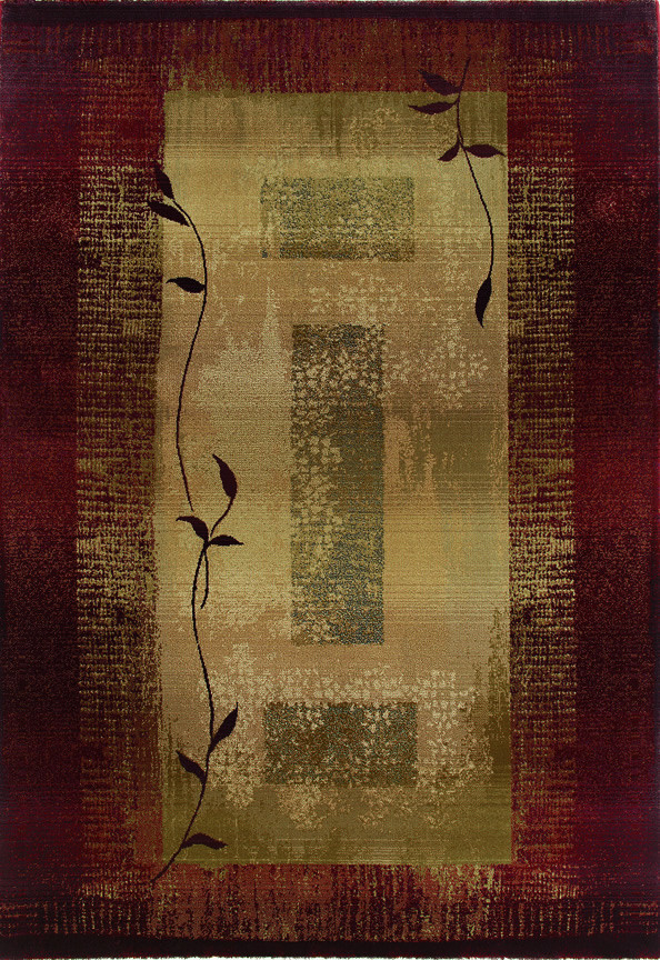 Oriental Weavers Sphinx Generations 544X1 Dark Red Rug, 5'3"x7'6 ...