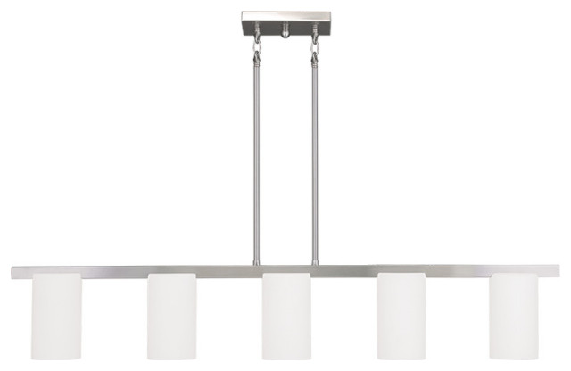 Astoria Chandelier, Brushed Nickel - Modern - Chandeliers - by ...