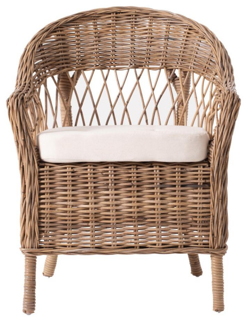 Natural Monarch Chair, Set of 2, Belen Kox - Tropical - Armchairs And ...