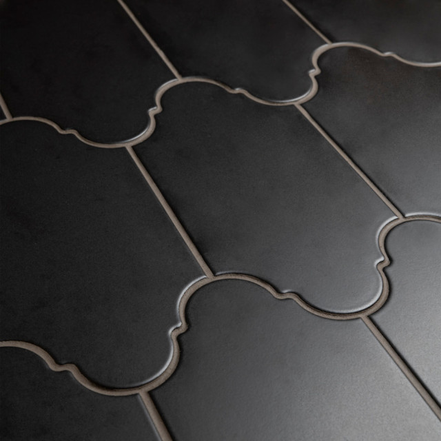 Textile Provenzal Porcelain Floor and Wall Tile - Mediterranean - Wall ...