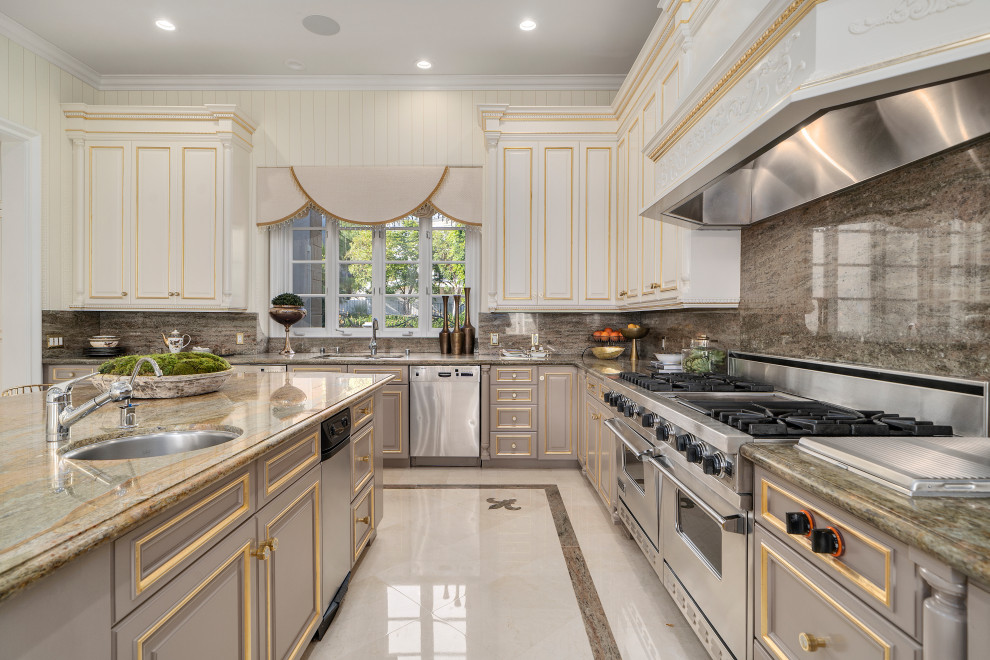 Versace Mansion - Mediterranean - Kitchen - Los Angeles - by Three D ...