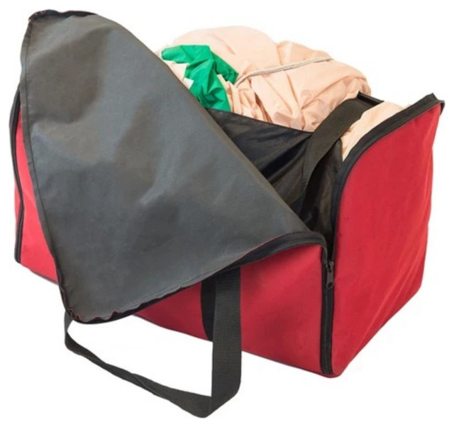 23" Red and Black Inflatables Christmas Storage Bag - Christmas ...