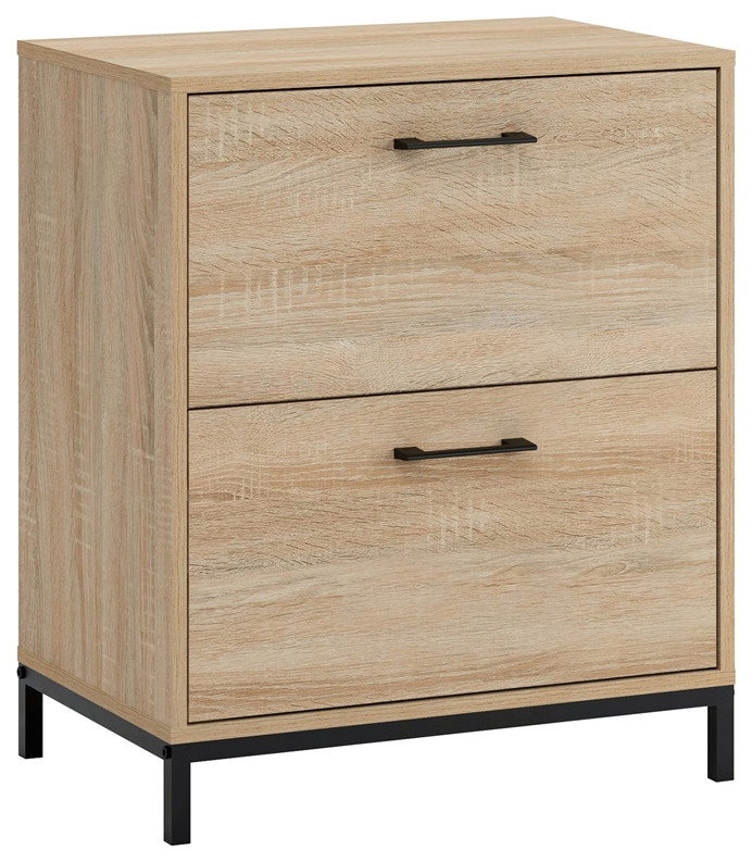 Sauder North Avenue Engineered Wood Lateral File Cabinet in Charter Oak ...