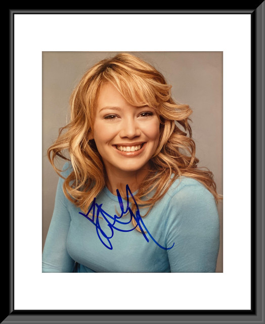 Hilary Duff signed photo - Contemporary - Photographs - by Dream On ...
