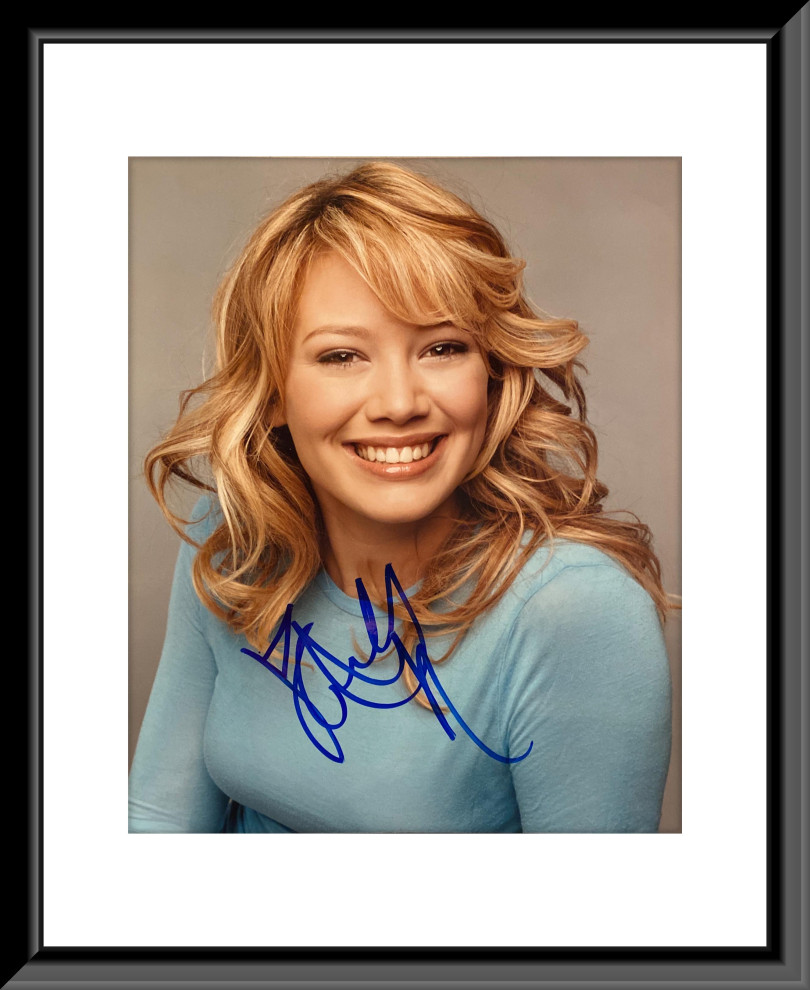 Hilary Duff signed photo - Contemporary - Photographs - by Dream On ...